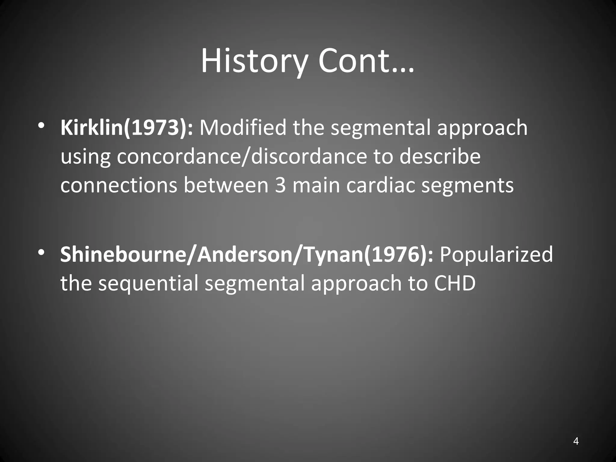 SEGMENTAL ANALYSIS OF CONGENITAL HEART DISEASE | PPT