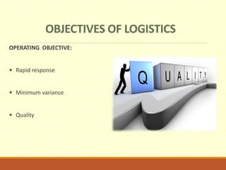 logistics management-Presentation | PPTX