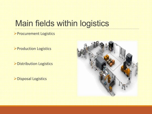 logistics management-Presentation | PPTX