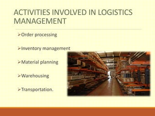 logistics management-Presentation | PPTX