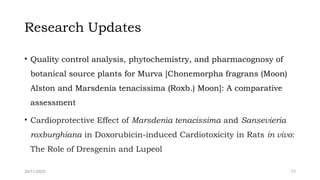 Contraversy of the moorva with Available Sources of Murva | PPTX