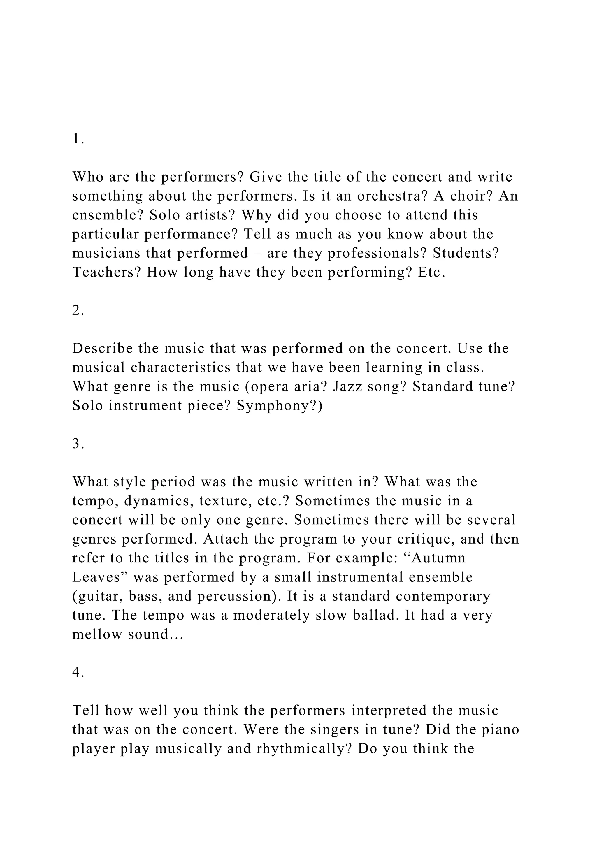 MUS 110CL Concert Critique Guidelines and Rubric A.docx