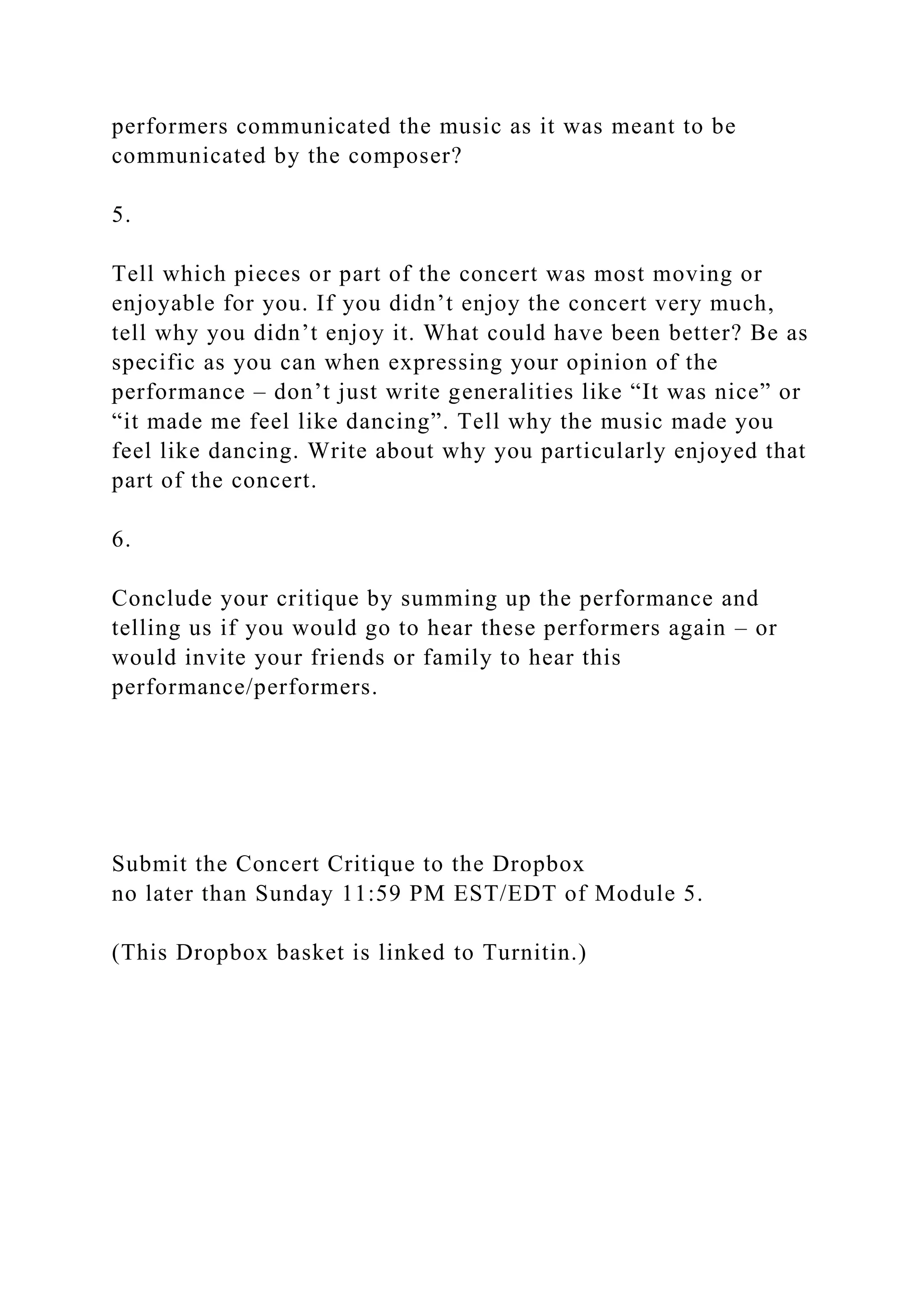 MUS 110CL Concert Critique Guidelines and Rubric A.docx