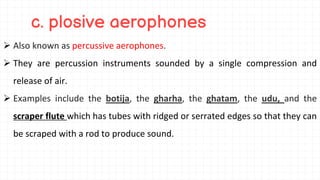 MUS 111 Group 2 Aerophones 2023.pptx