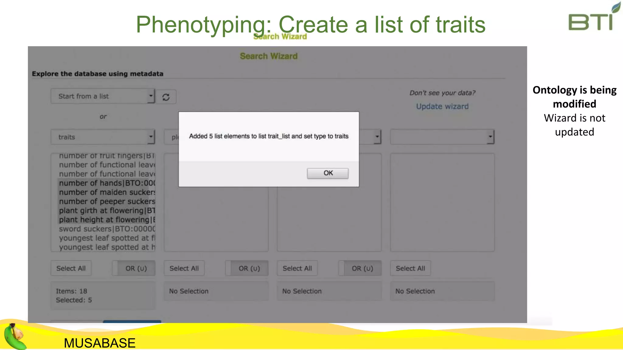 Musa base phenotyping workflow demo | PPTX