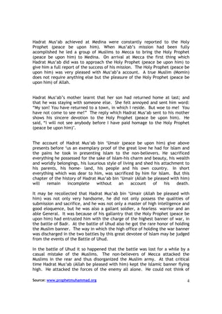 Musab bin umair | PDF