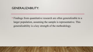 Research methodology .Quantitative Research Methodologypptx | PPTX