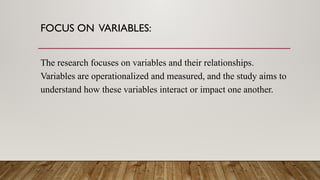 Research methodology .Quantitative Research Methodologypptx | PPTX