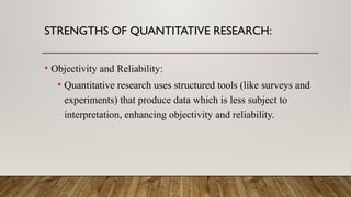Research methodology .Quantitative Research Methodologypptx | PPTX