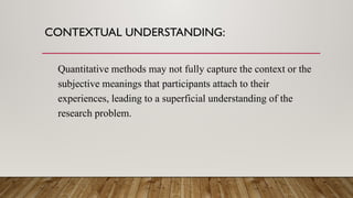 Research methodology .Quantitative Research Methodologypptx | PPTX