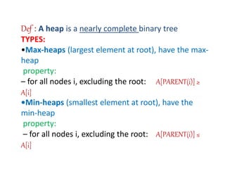 Heap Sort Algorithm | PPTX