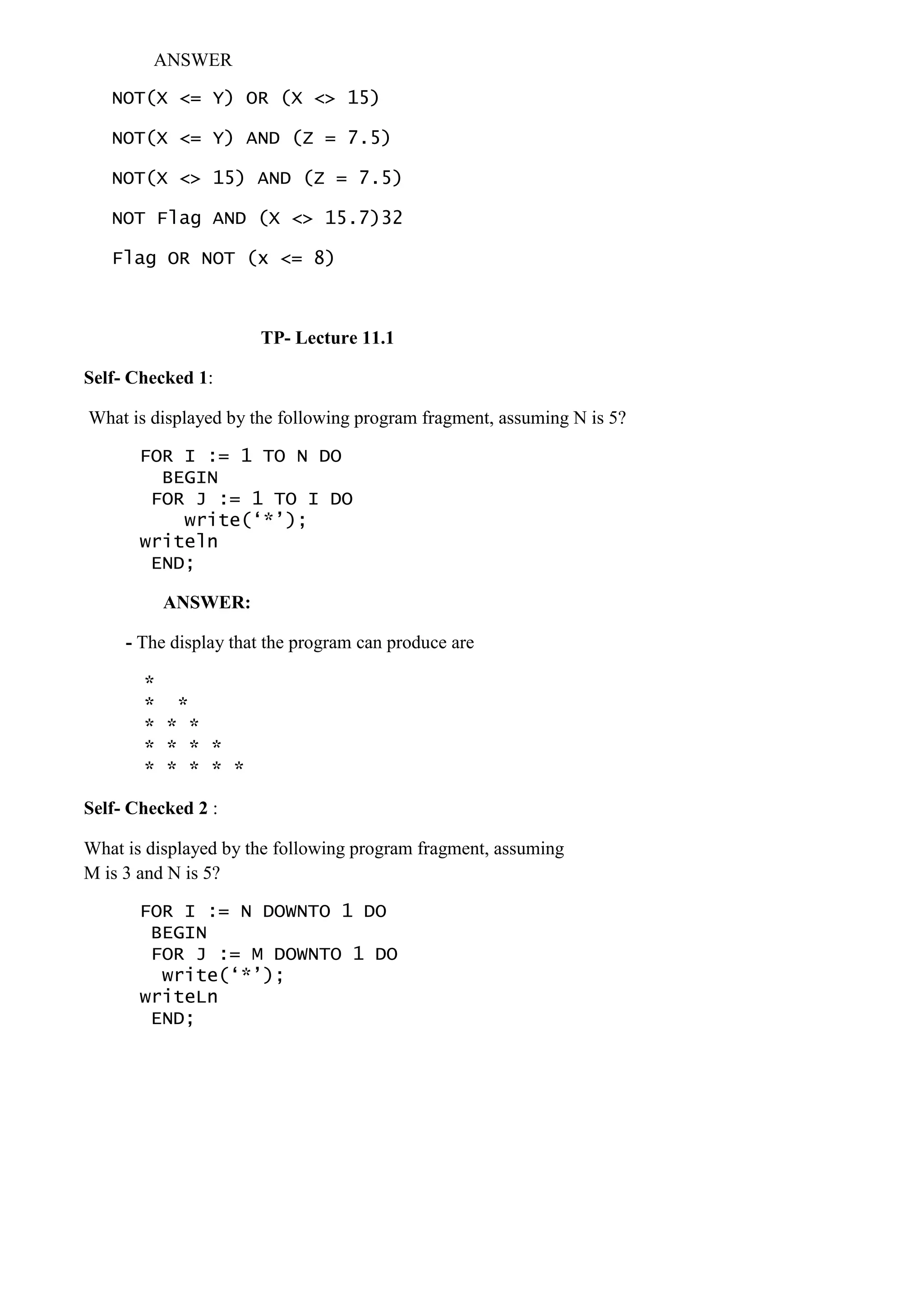 Basics Of Computer Programming Take Home Assignment 2018 Pdf Programming Languages Computing