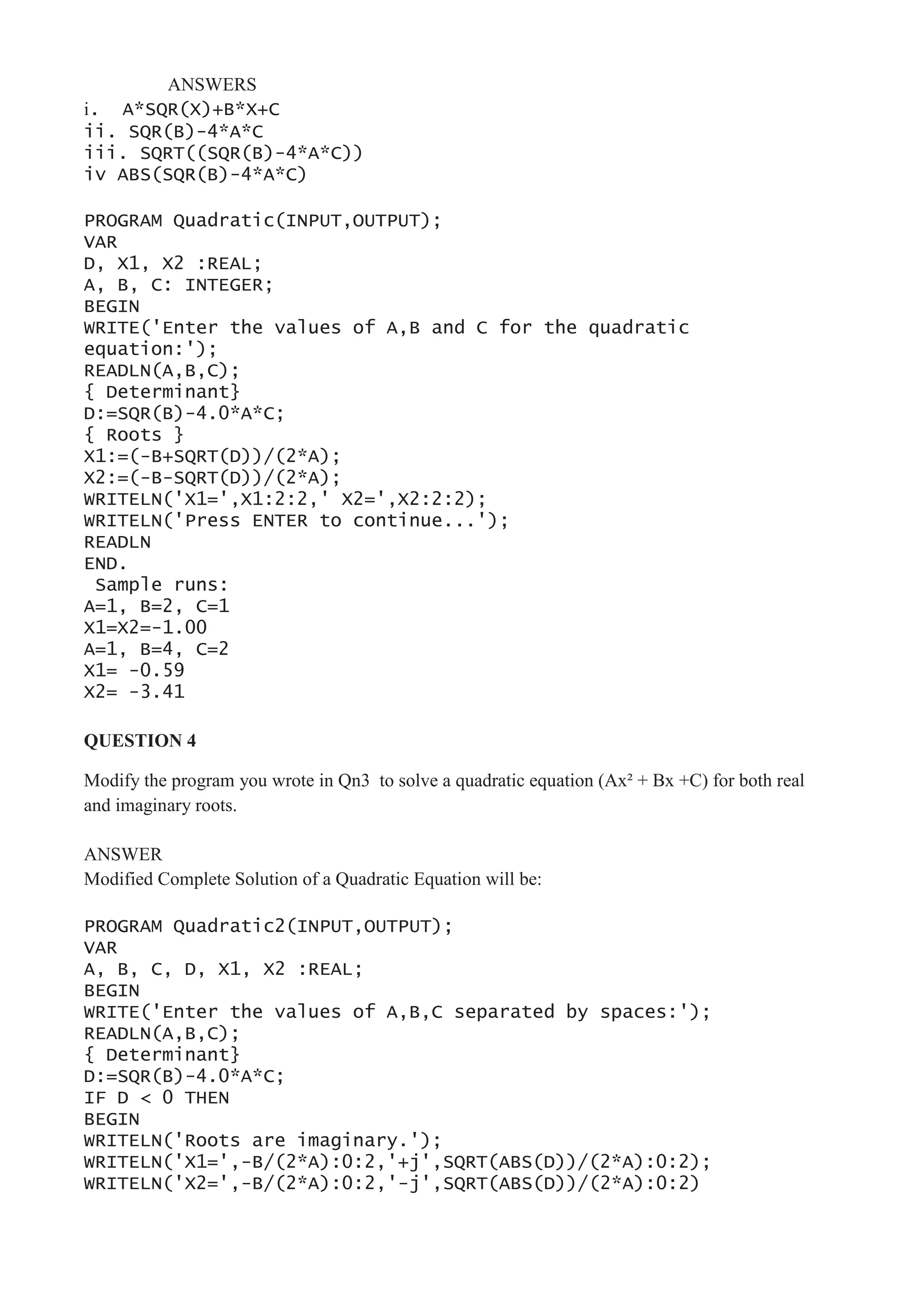 BASICS OF COMPUTER PROGRAMMING-TAKE HOME ASSIGNMENT 2018 | PDF | Programming Languages | Computing