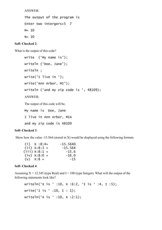 BASICS OF COMPUTER PROGRAMMING-TAKE HOME ASSIGNMENT 2018 | PDF