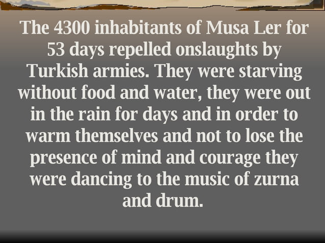 40Days of Musa Dagh | PPT | Africa Travel | Travel Locations