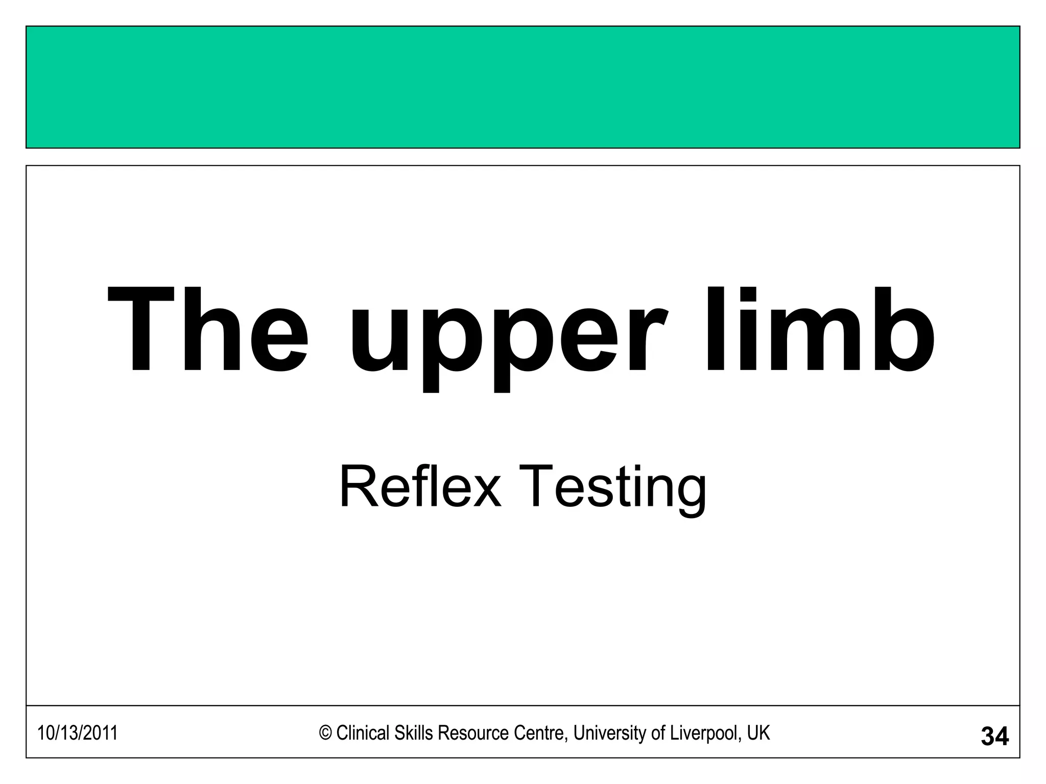 Muscle Power and Tone Examination | PDF