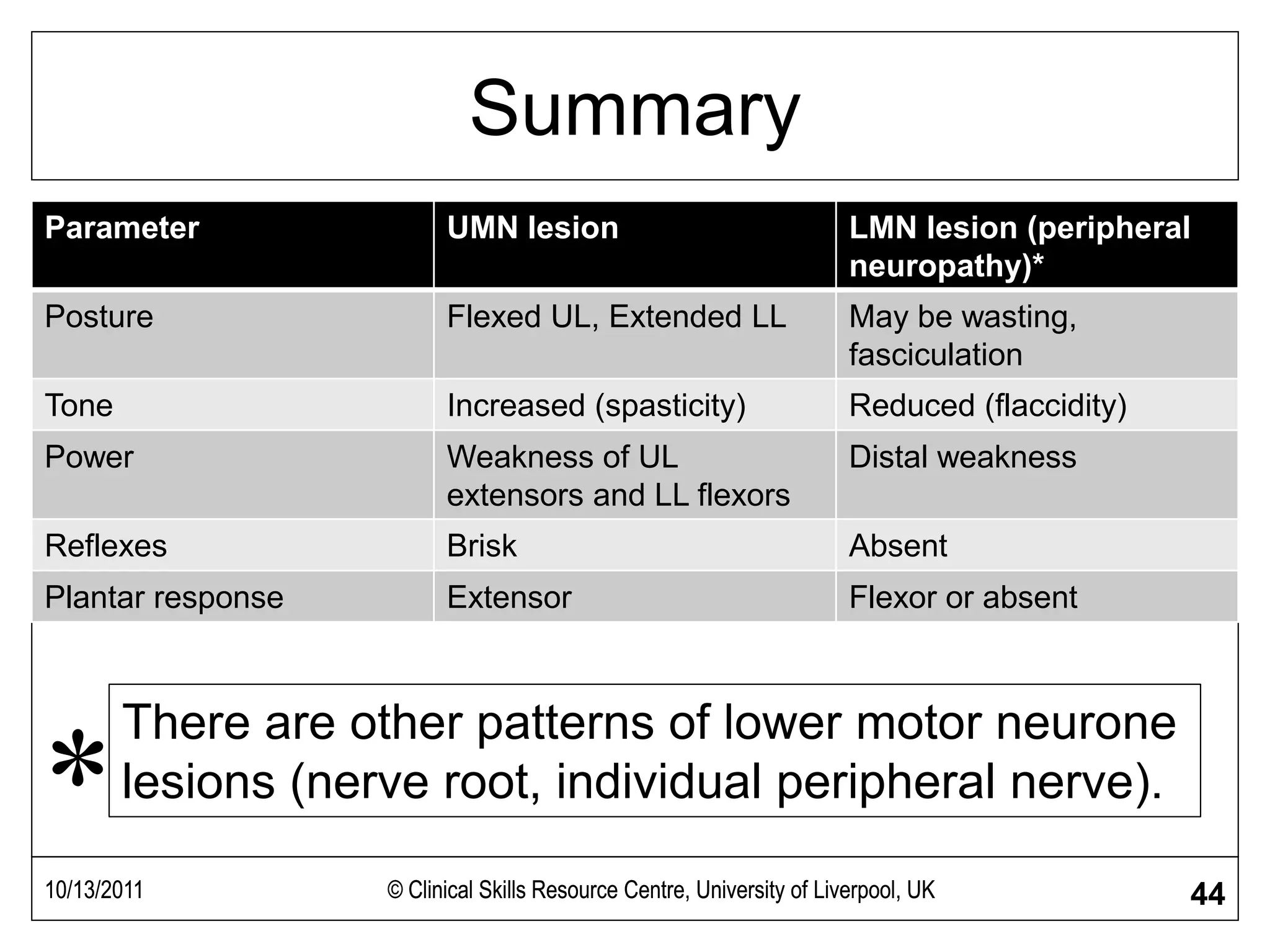 Muscle Power and Tone Examination | PDF