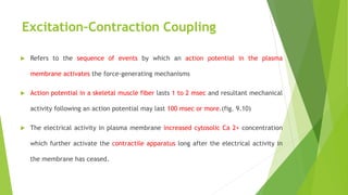 Muscle structure and physiology of muscle contractions, types of muscle ...