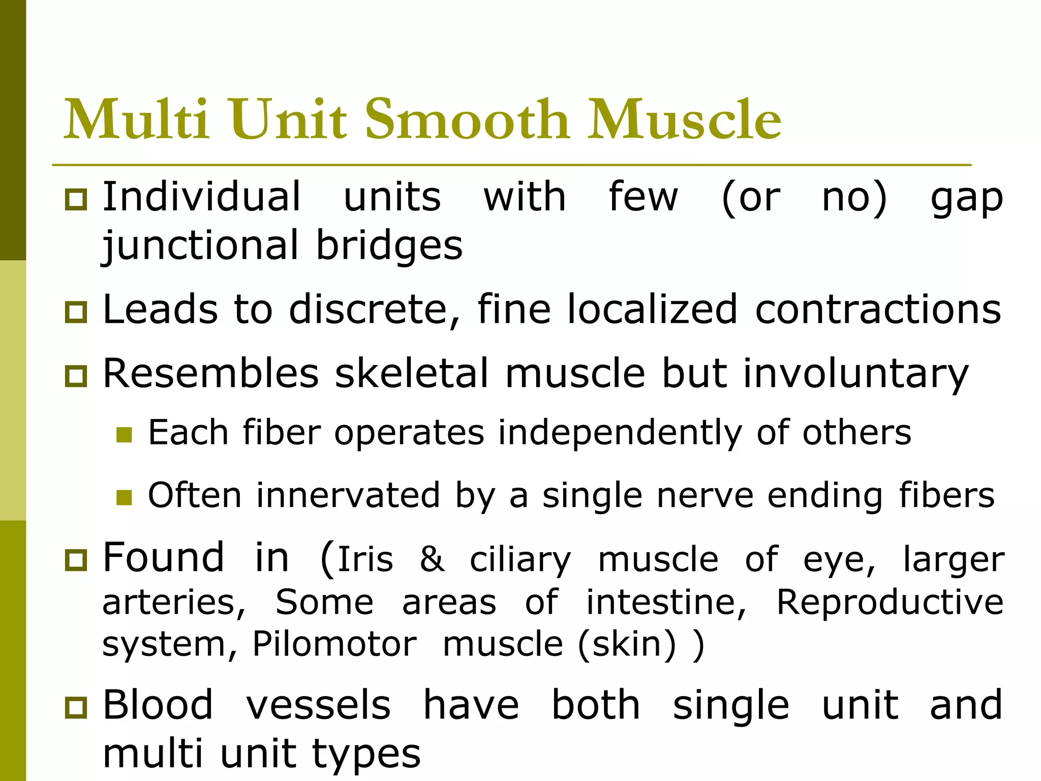 Smooth Muscles | PPTX