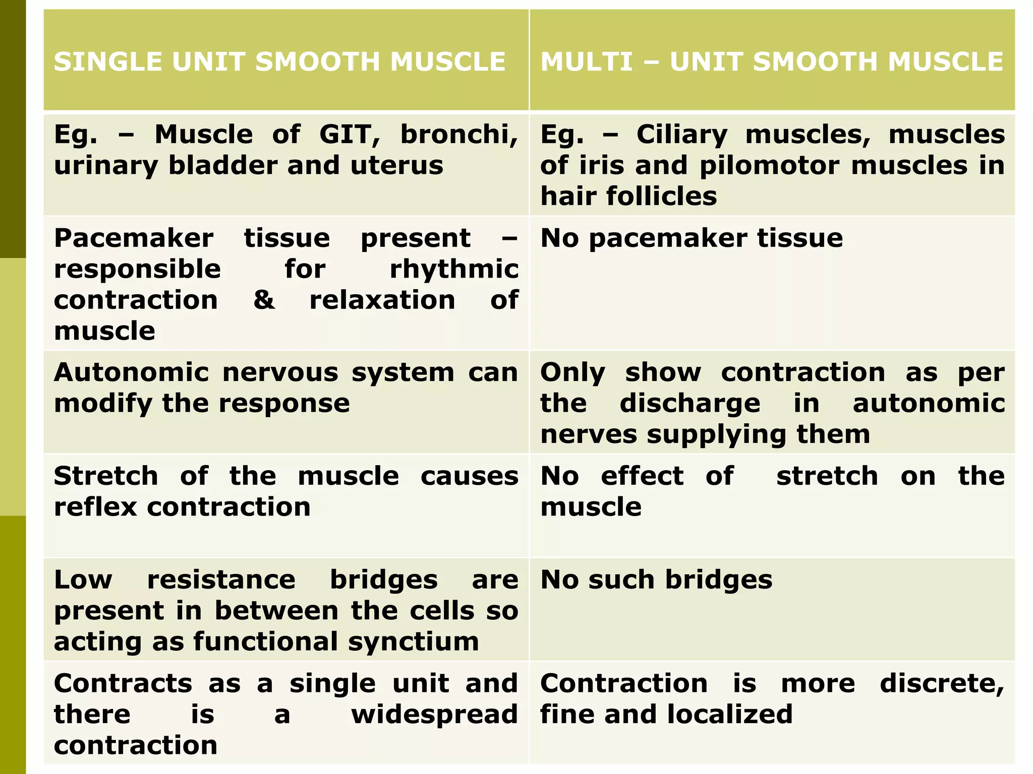 Smooth Muscles | PPTX