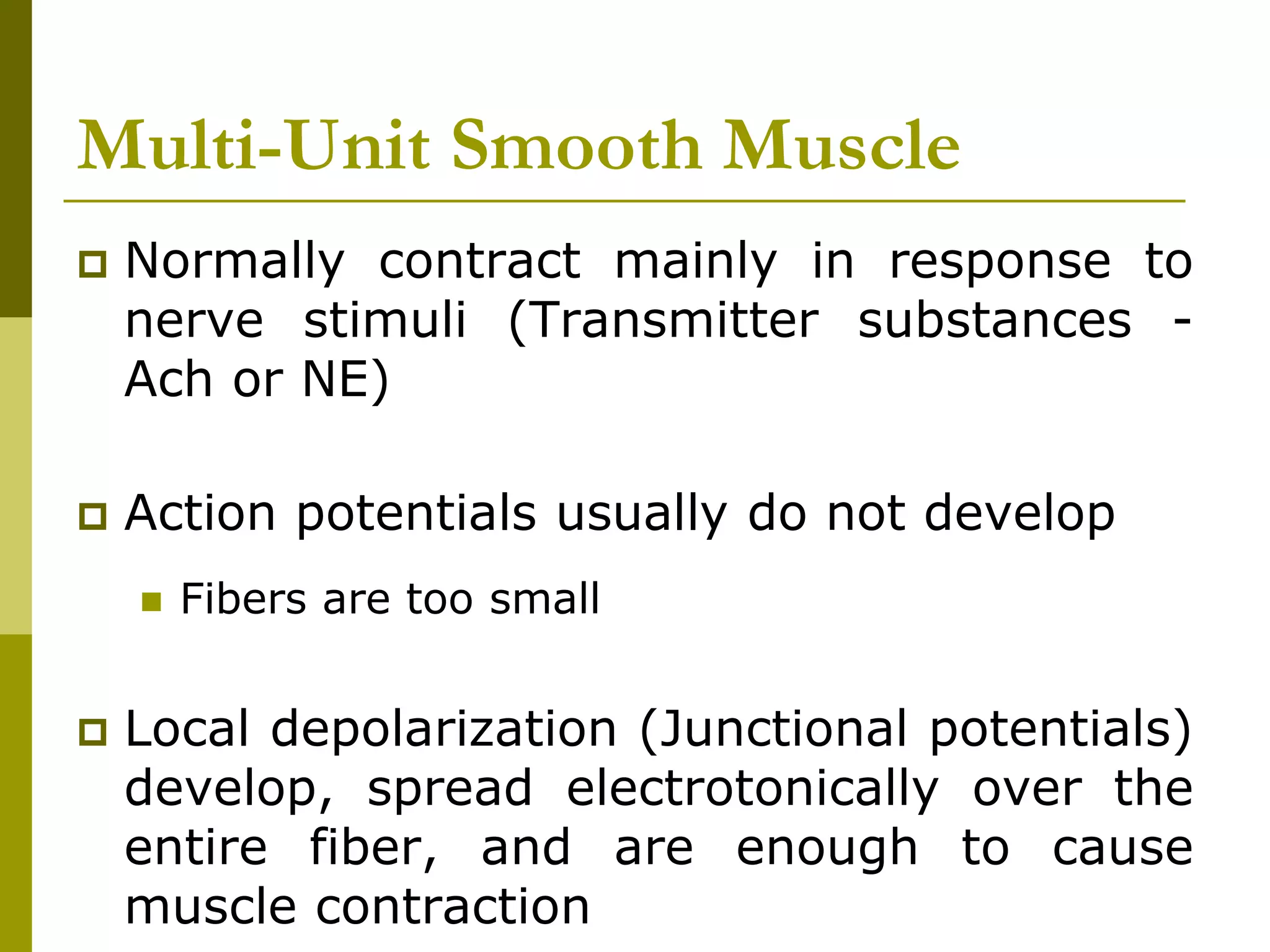 Smooth Muscles | PPTX