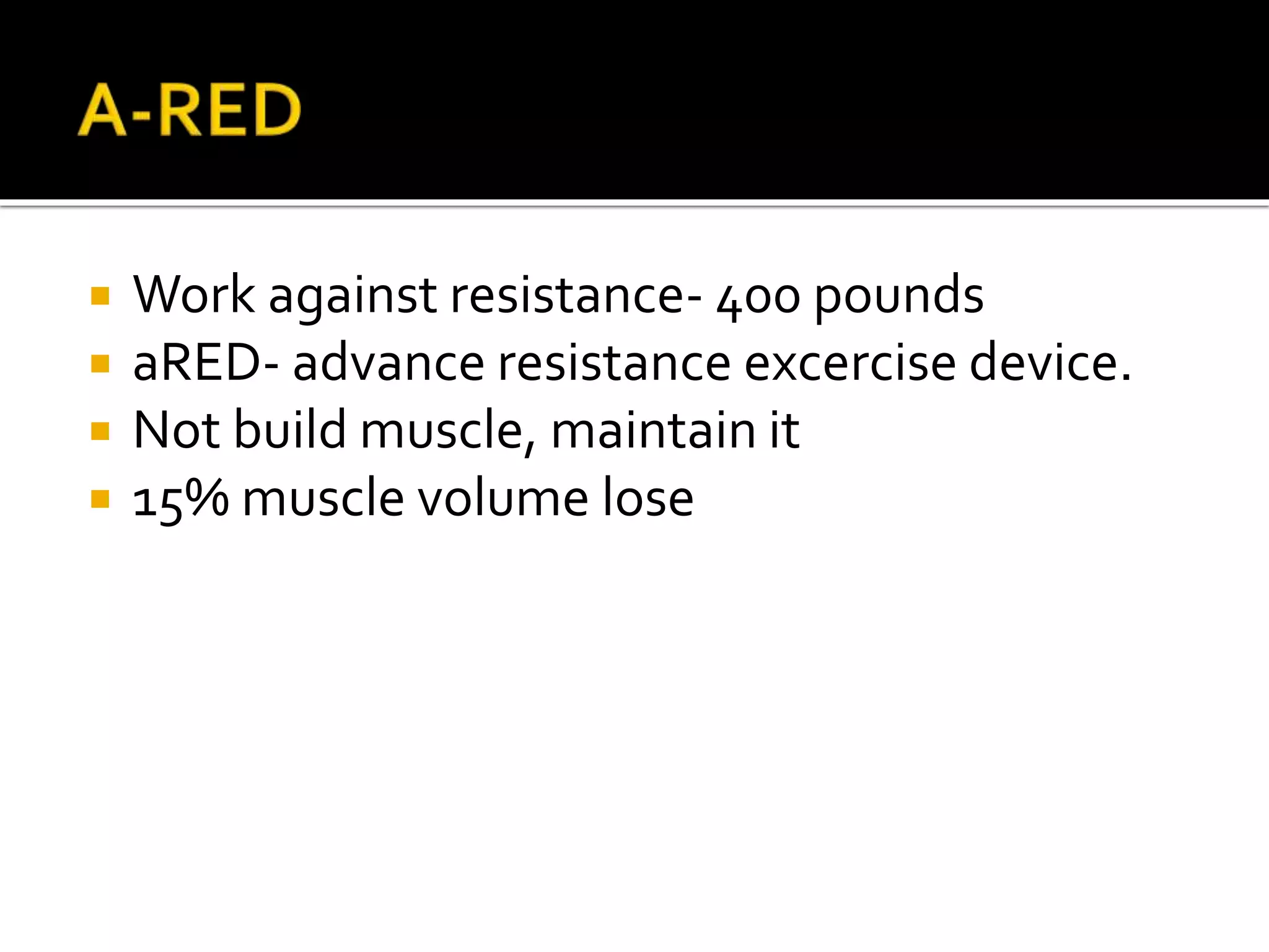 Muscle Atrophy on Astronauts | PPT