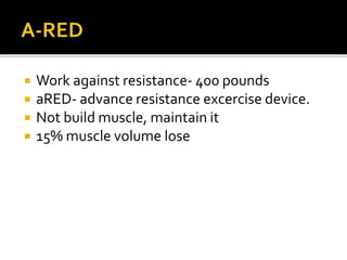 Muscle Atrophy on Astronauts | PPT
