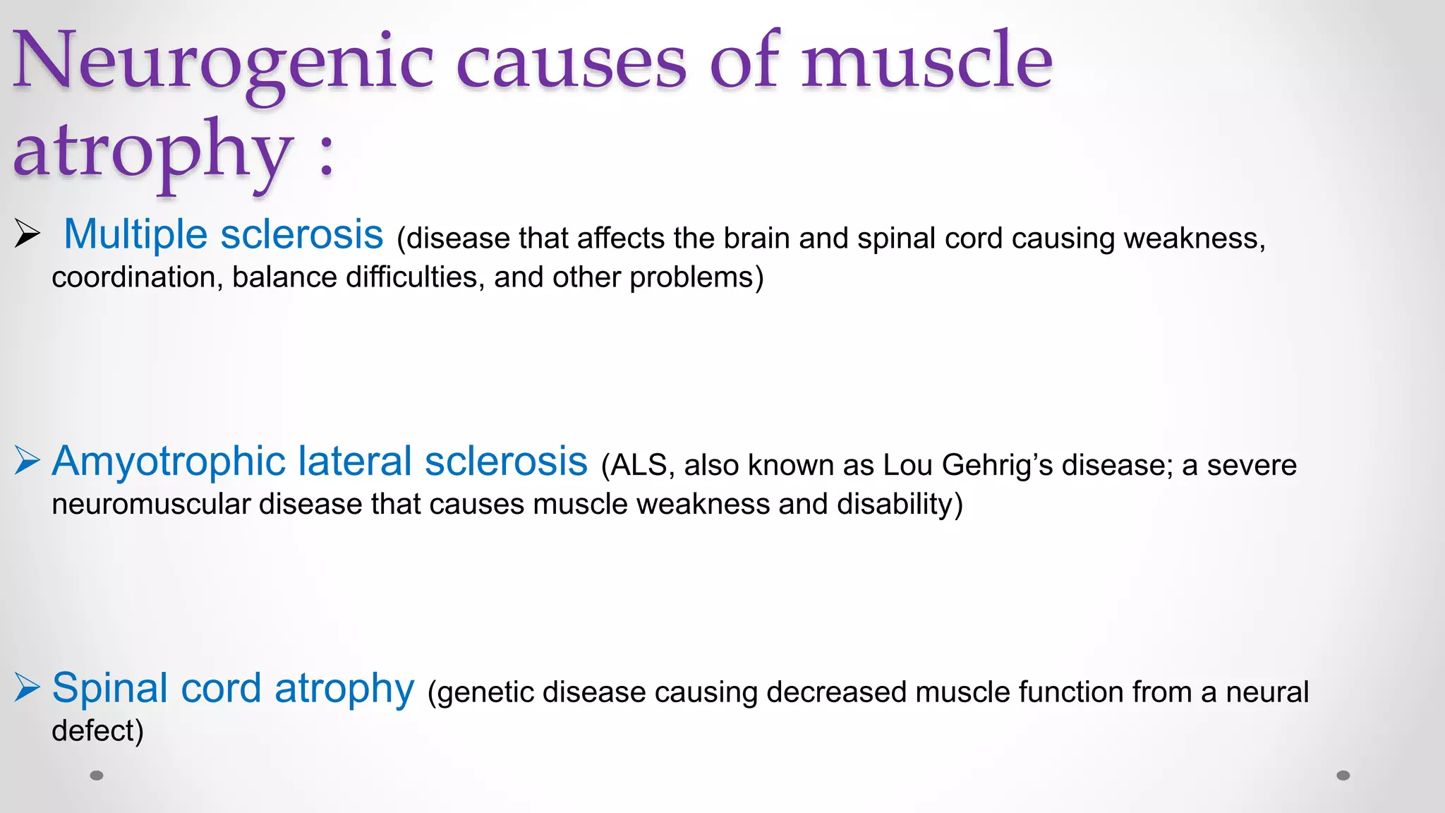 skeletal Muscle atrophy | PPTX