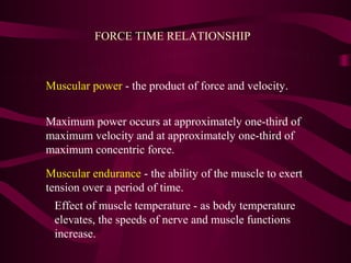 Muscle biomechanics | PPT