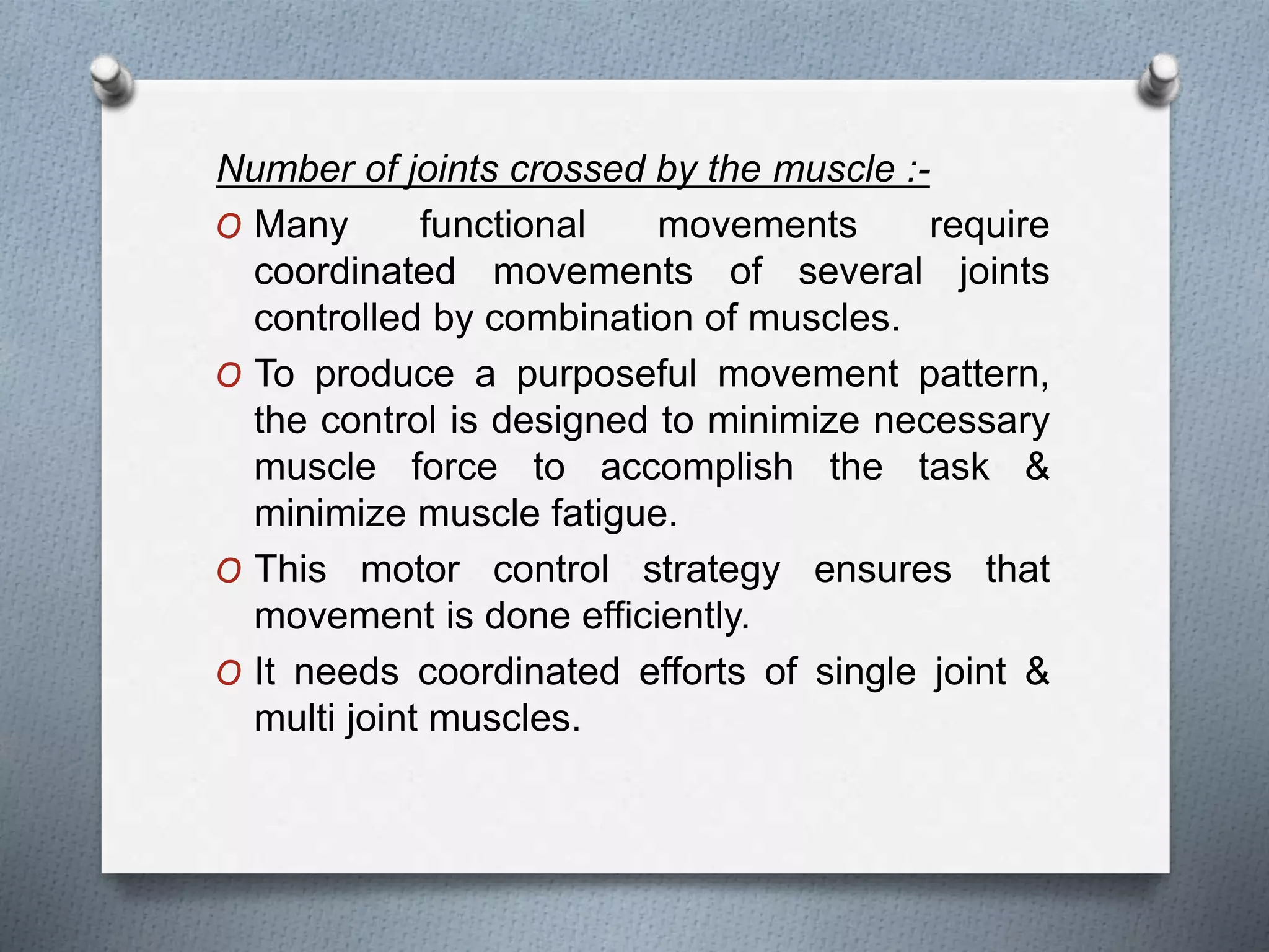 Muscle biomechanics | PPTX