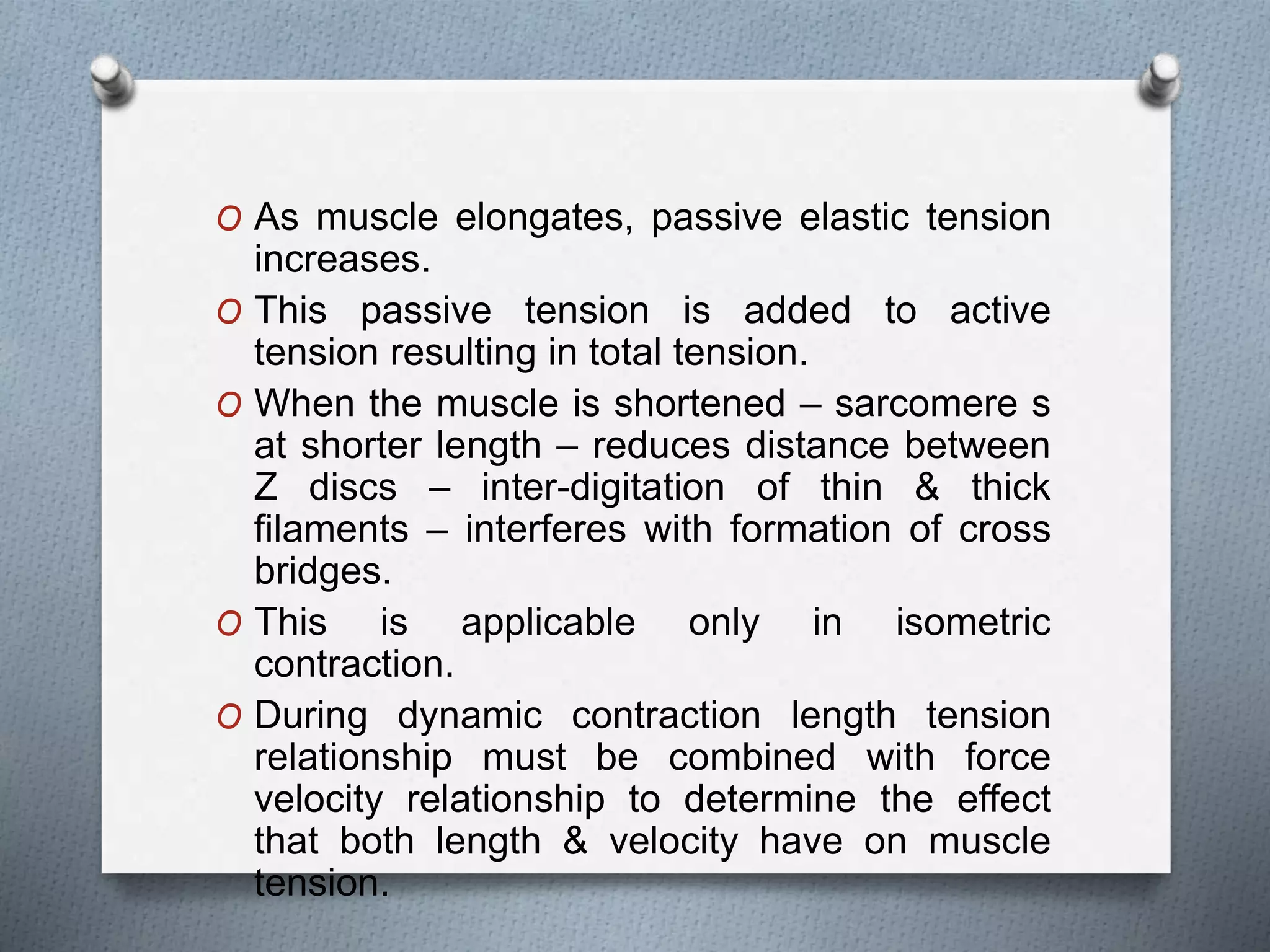 Muscle biomechanics | PPTX