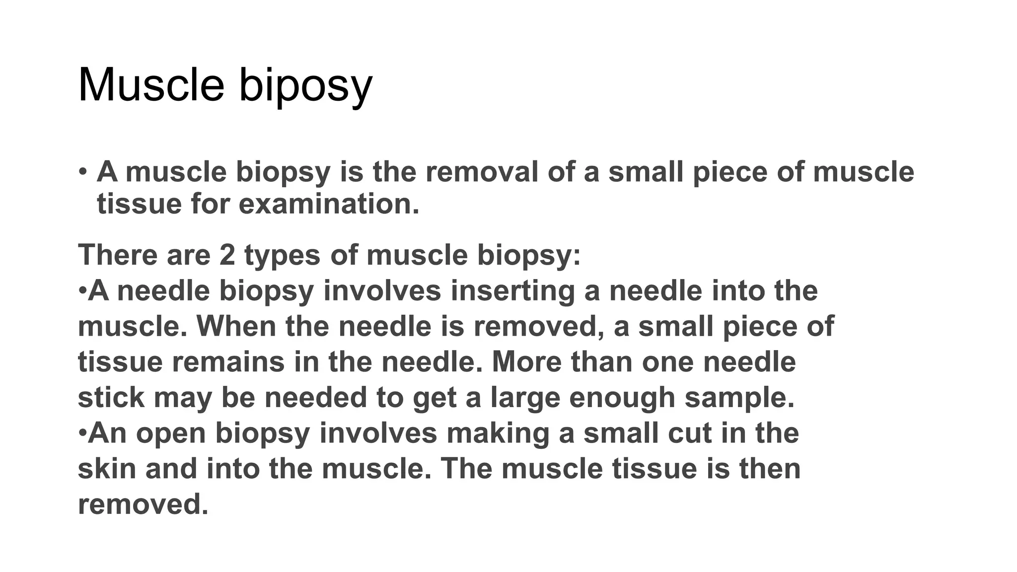 muscle biopsy (3).ppt, diagnosis, types, biopsy | PPT