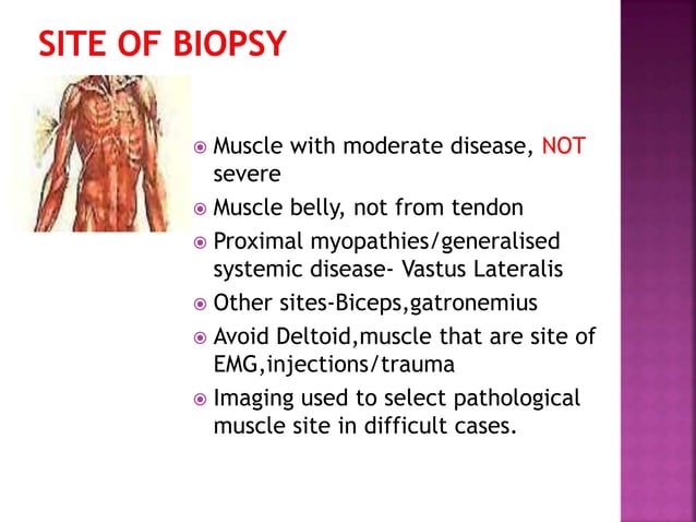 muscle biopsy site indications staining processing of muscle biopsy.pptx