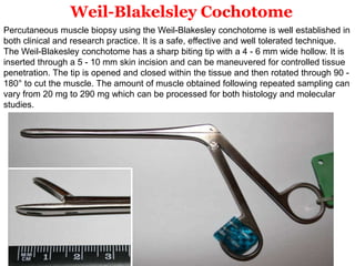 Muscle biopsy interpretation | PPTX
