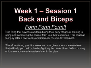 Muscle building sample workout | PPTX | Fitness and Exercise | Healthy ...