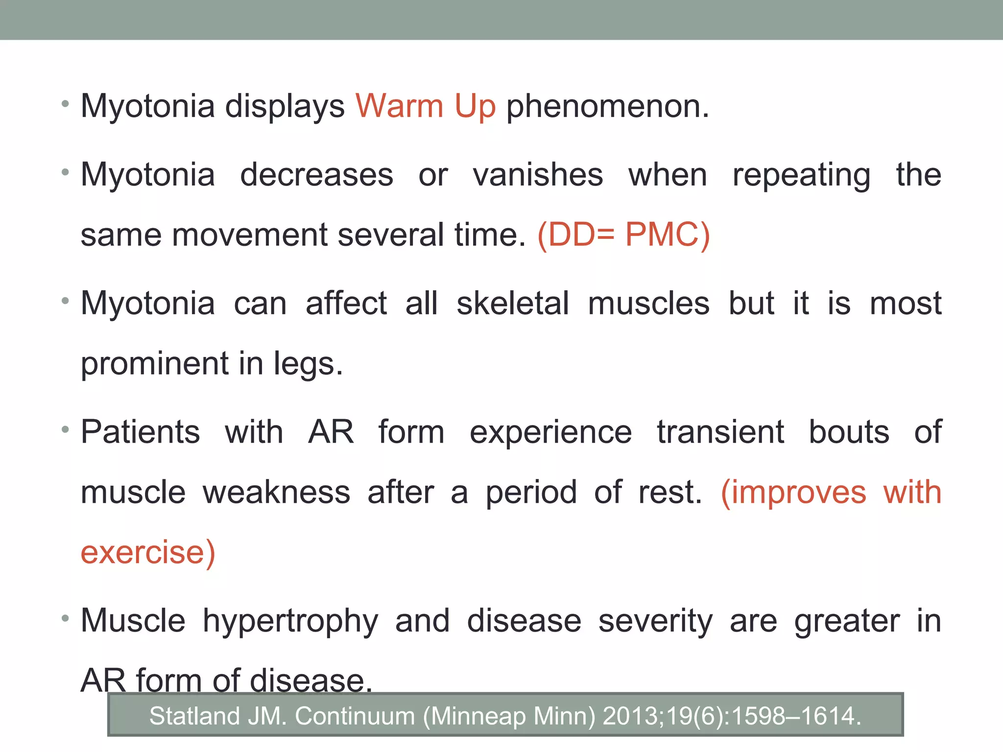 Muscle channelopathies | PPT