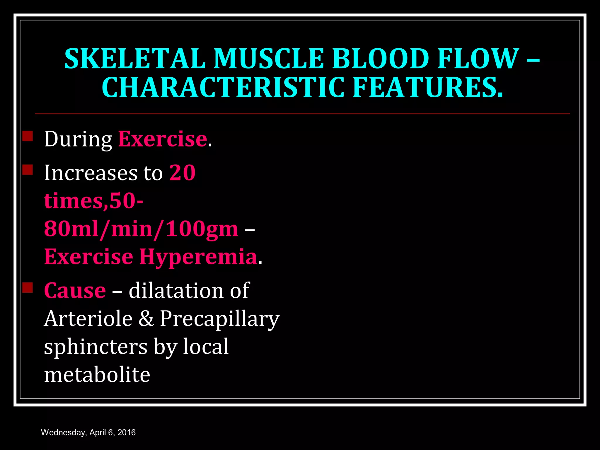 MUSCLE CIRCULATION | PPT