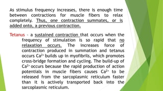 Muscle contraction with medecine | PPTX | Biological Sciences | Science