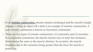 Muscle Contraction | PPTX