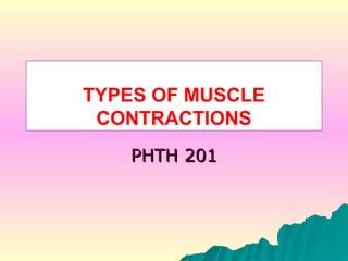 muscle contraction.PPT for seminar of msc | PPT