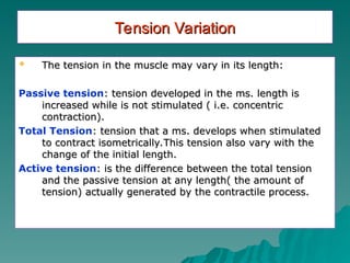 muscle contraction.PPT for seminar of msc | PPT