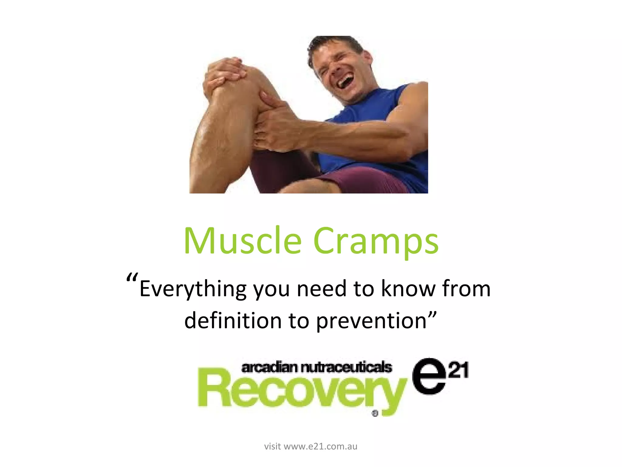 Muscle cramps - Everything you need to know from definition to ...