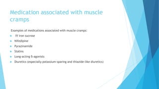Muscle cramps during hemodialysis by aniqa atta | PPTX