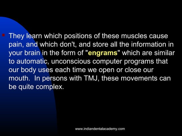Muscle deprogramming /certified fixed orthodontic courses by Indian ...