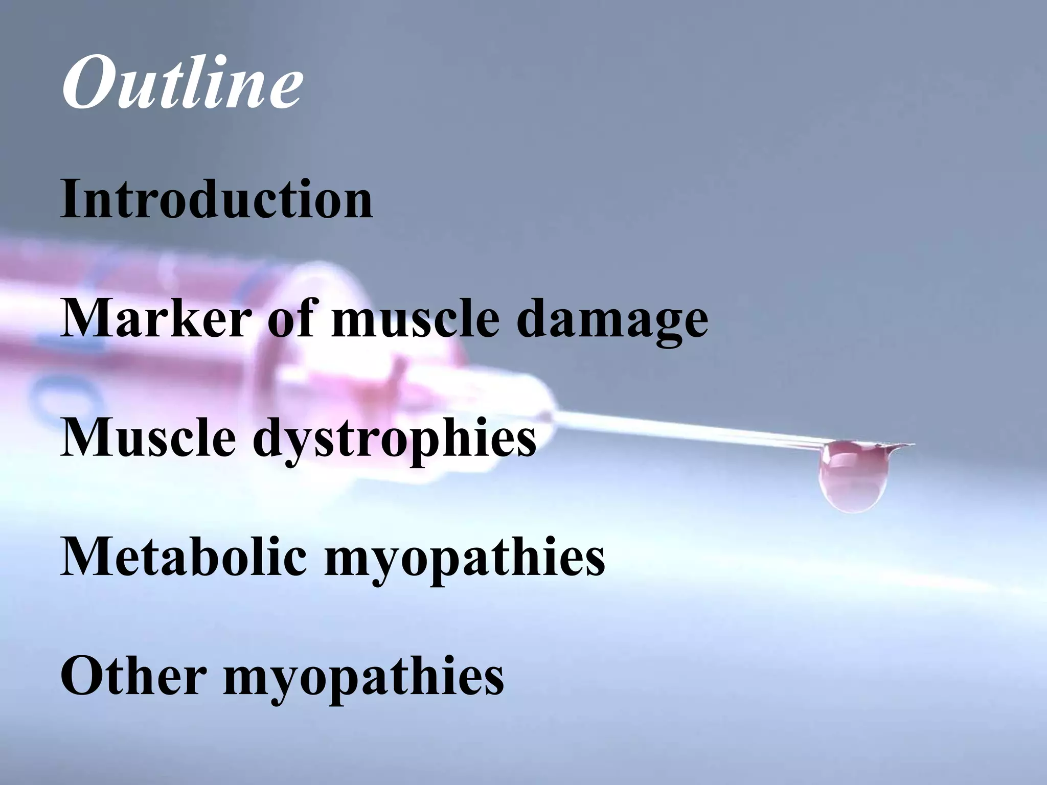 Muscle diseases | PPTX
