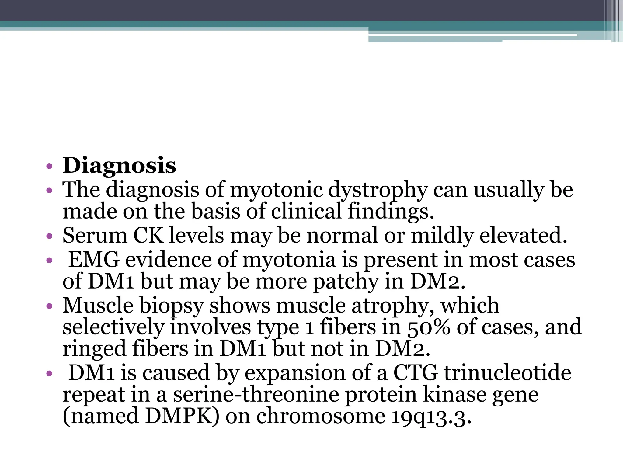 classify muscle diseases • To know some types of hereditary and ...