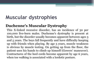 classify muscle diseases • To know some types of hereditary and ...