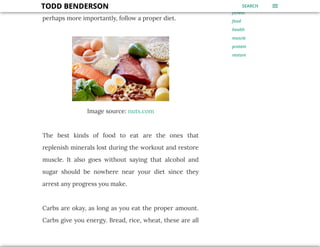 Muscle food amazing additions to your diet | PDF