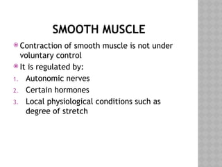 MUSCLE HISTOLOGY.pptx by Muhammad shafiq | PPTX