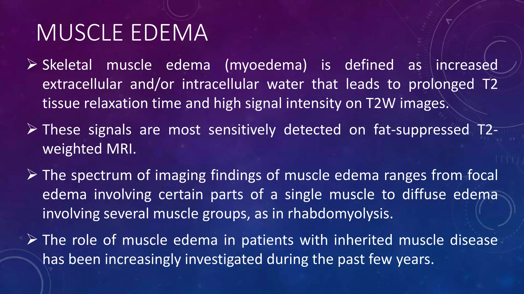 Muscle MRI in Neuromuscular Disease | PPTX